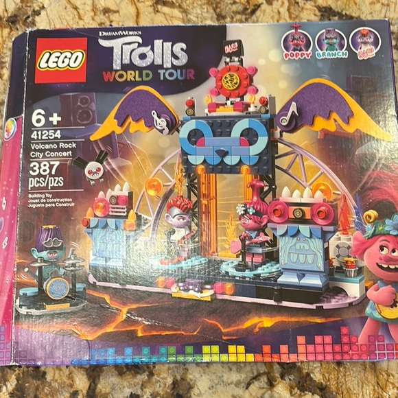 Lego | Toys | Lego Trolls World Tour Volcano Rock City Concert Set ...
